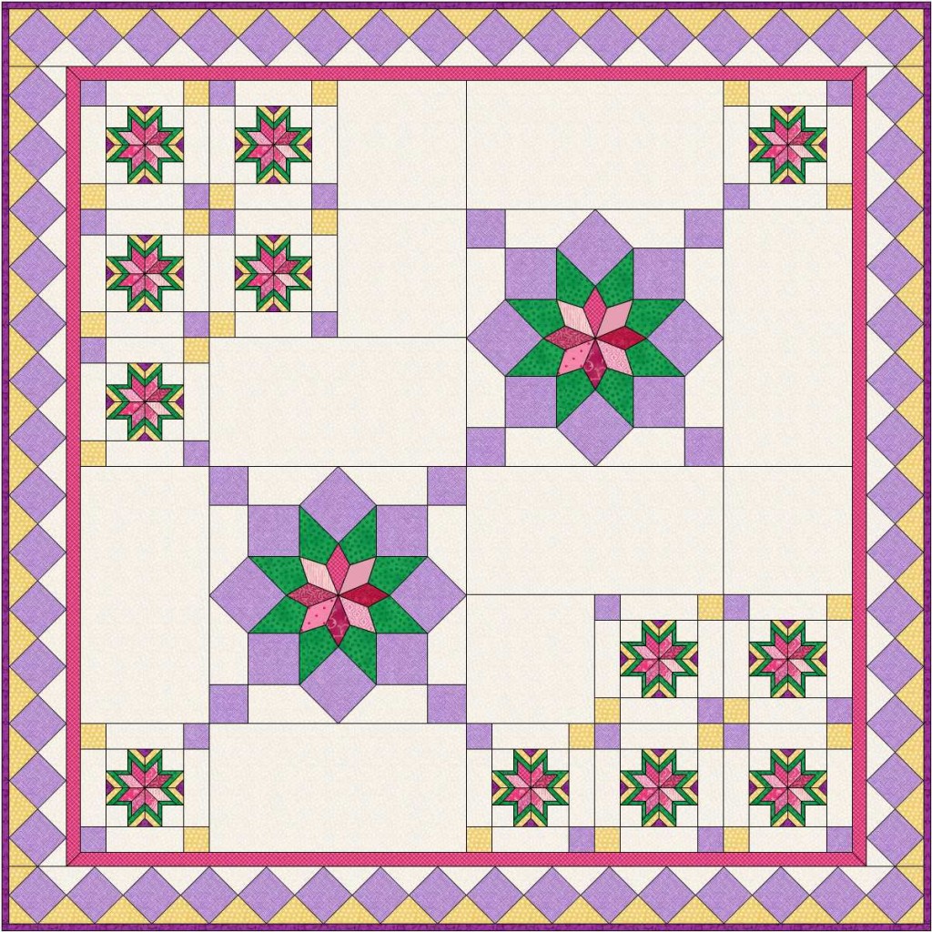 Multi-sized Block Layout - CaliQuilter